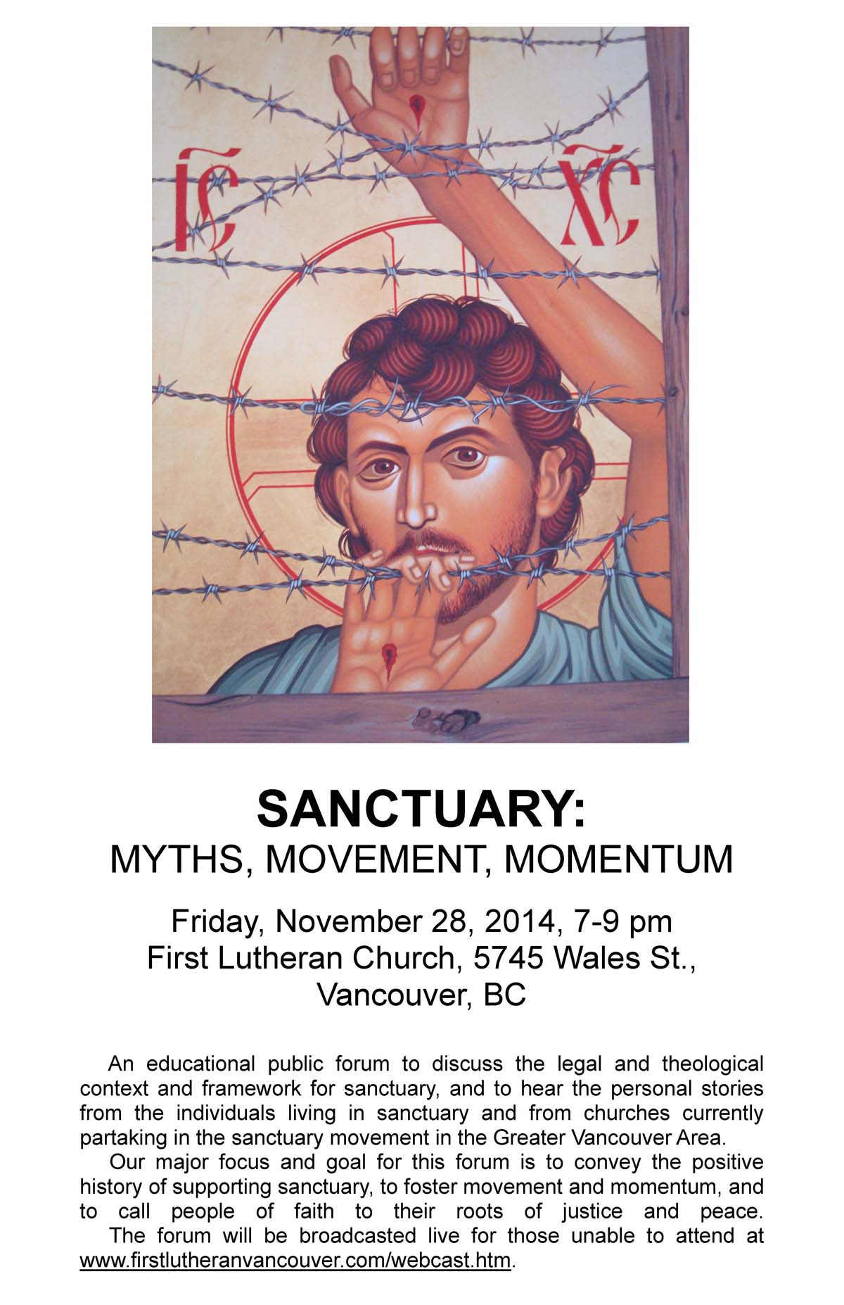 Sanctuary: Myths, Movement, Momentum | Anglican Diocese of New Westminster