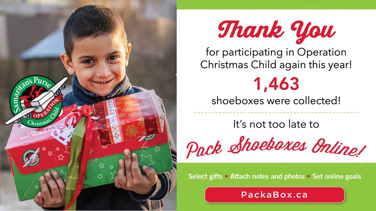 Operation Christmas Child Shoeboxes | North Shore Alliance Church