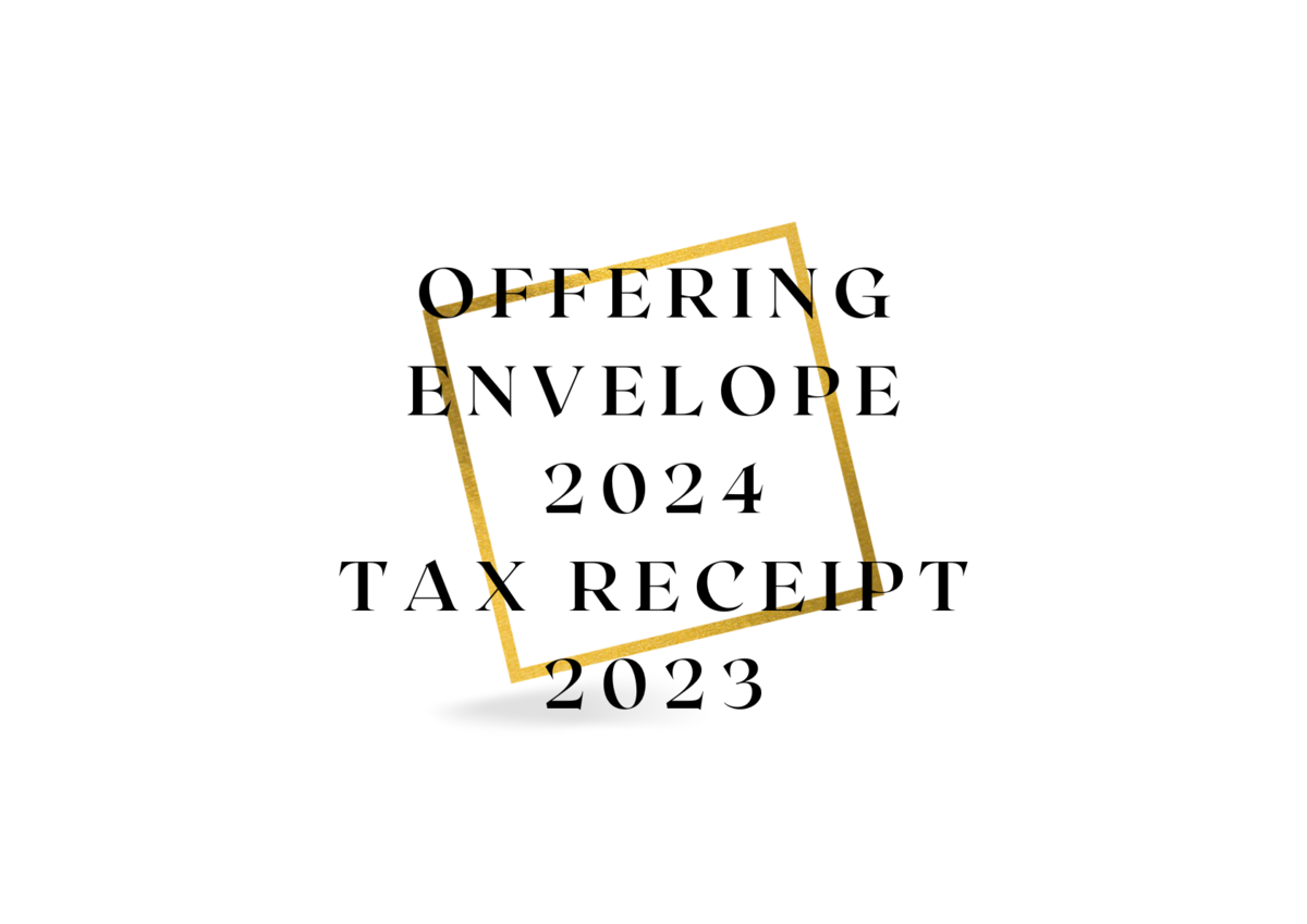Offering Envelopes 2024 & 2023 Tax Receipts | Trinity Baptist Church