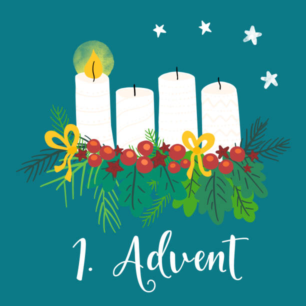 1 advent candle