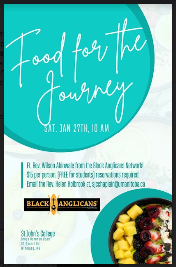 Food For The Journey | St. George's Anglican Transcona