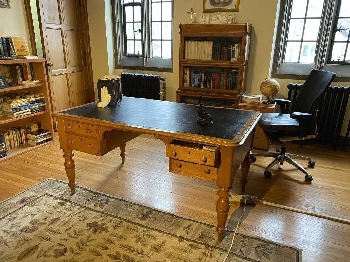 Pastor Jim's New (Old) Desk | Leadership | Knox Presbyterian Church
