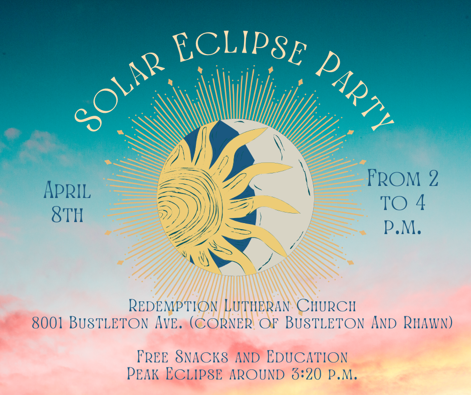 SAGES Solar Eclipse Party | SAGES group | Redemption Lutheran Church
