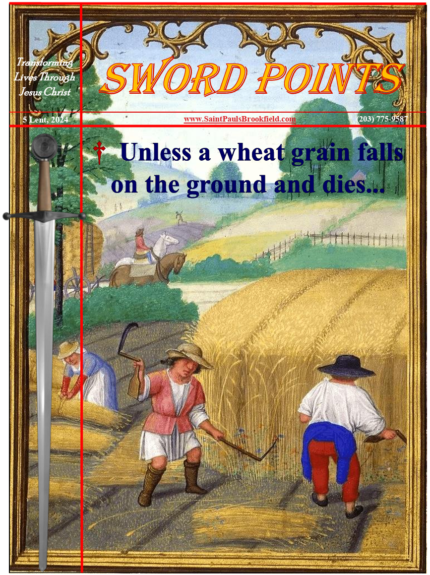 St. Paul's Sword Points for Lent 5 B, 2024 | St. Paul's Parish