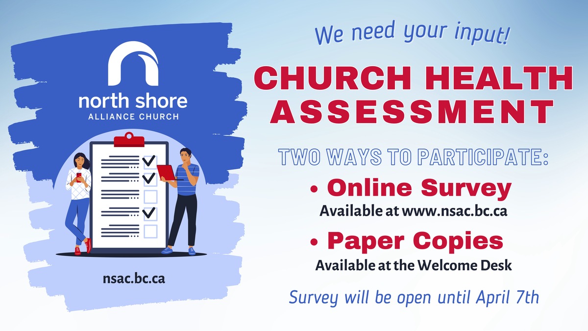 Church Health Assessment Survey | North Shore Alliance Church