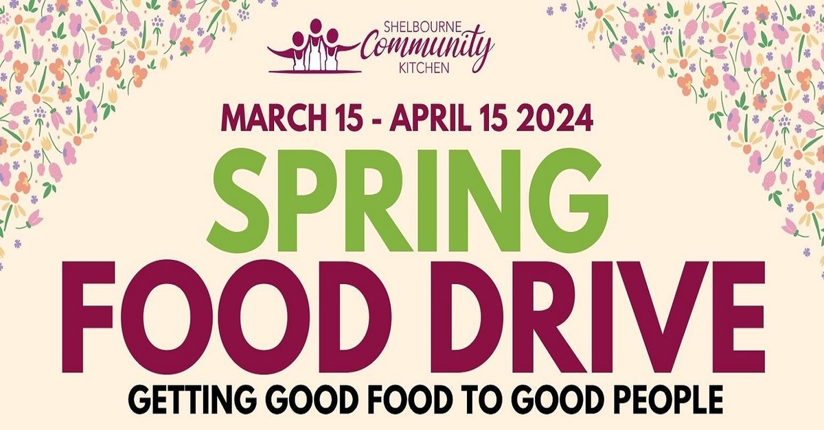 Shelbourne Community Kitchen Spring Food Drive 2024 | St. Luke Cedar ...
