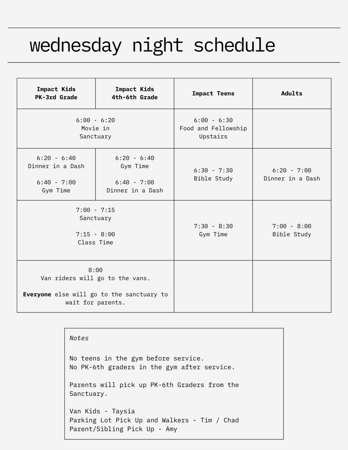 Wednesday Night Service | Impact Church