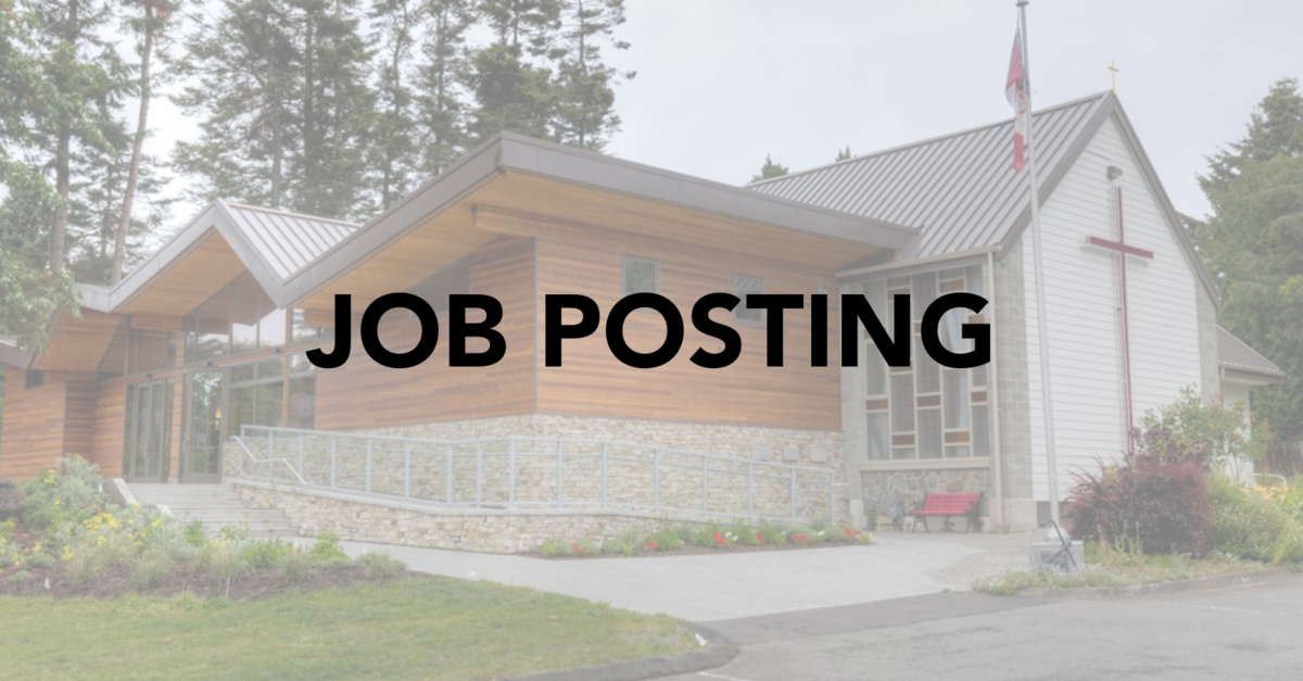 Job Posting - Music Director | Anglican Diocese of British Columbia