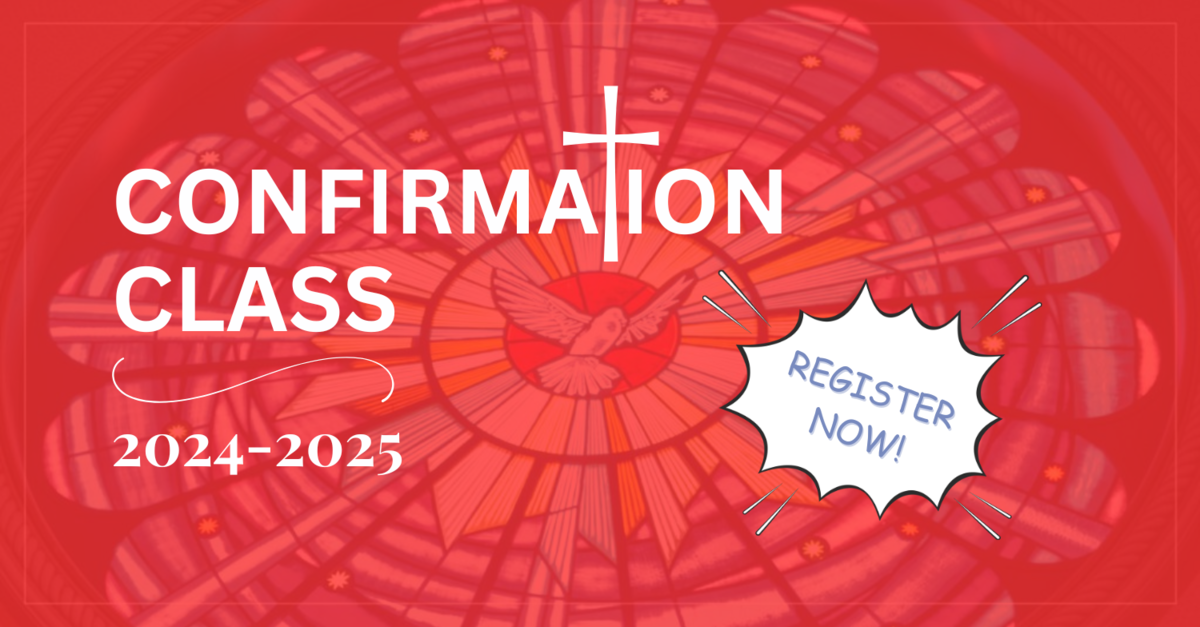 REGISTER FOR CONFIRMATION CLASS! | Confirmation | Joy Lutheran Church