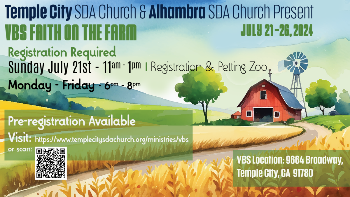 VBS Information & Registration | VBS | Temple City Seventh-day ...