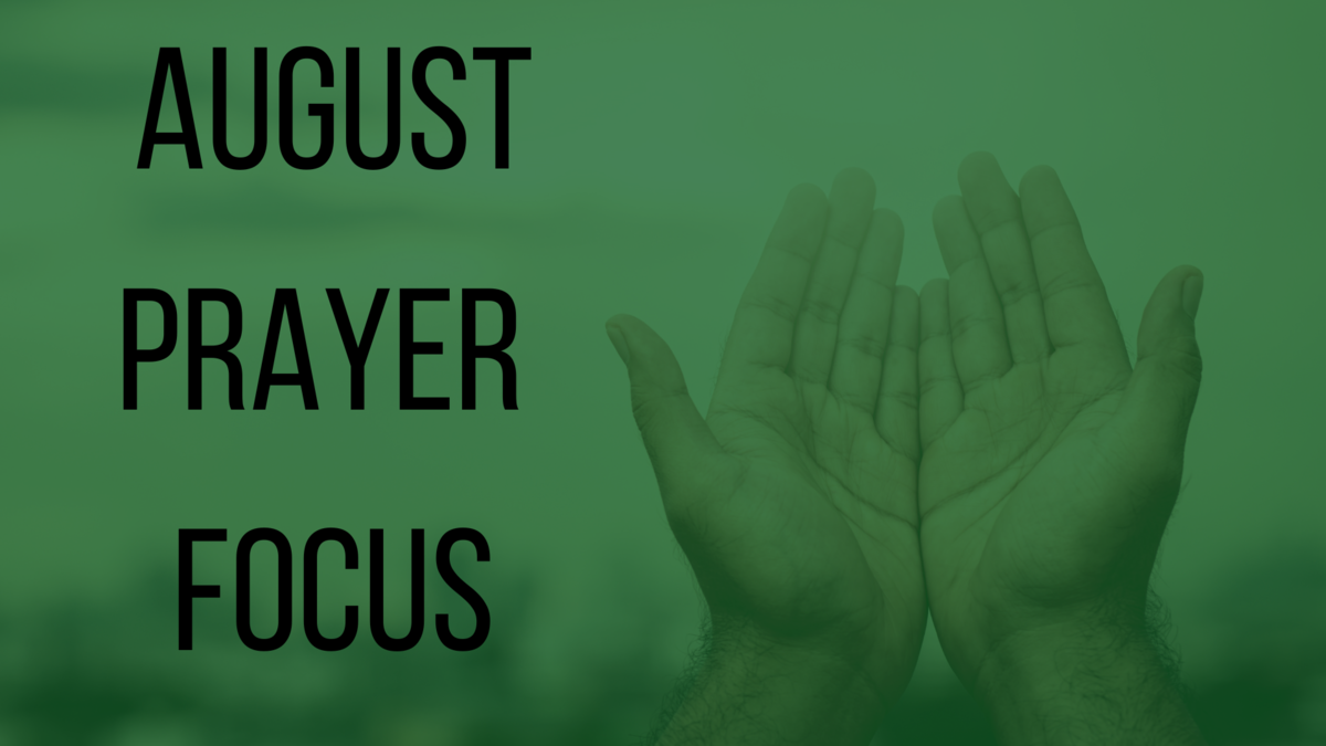 August Prayer Theme | Green River Alliance Church