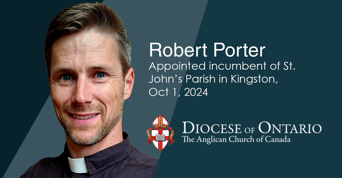 New incumbent for St. John's Kingston | St. Johns, Kingston | Anglican Diocese of Ontario
