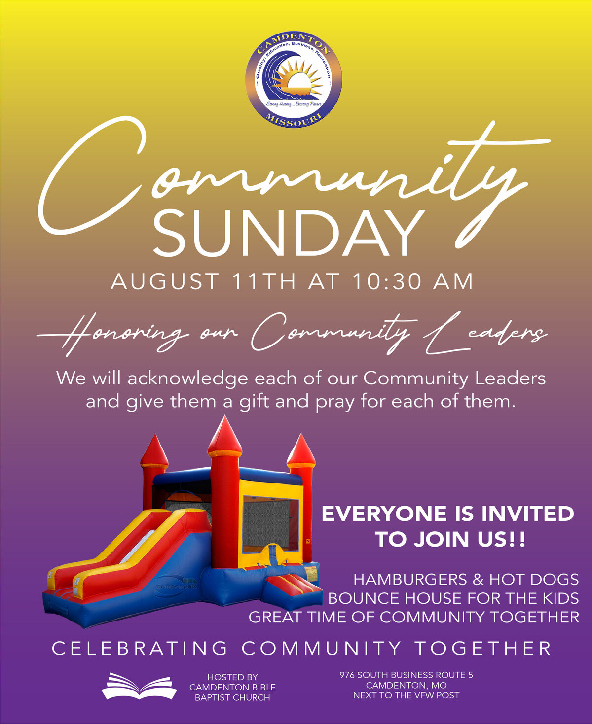 Community Sunday | Camdenton Bible Baptist Church