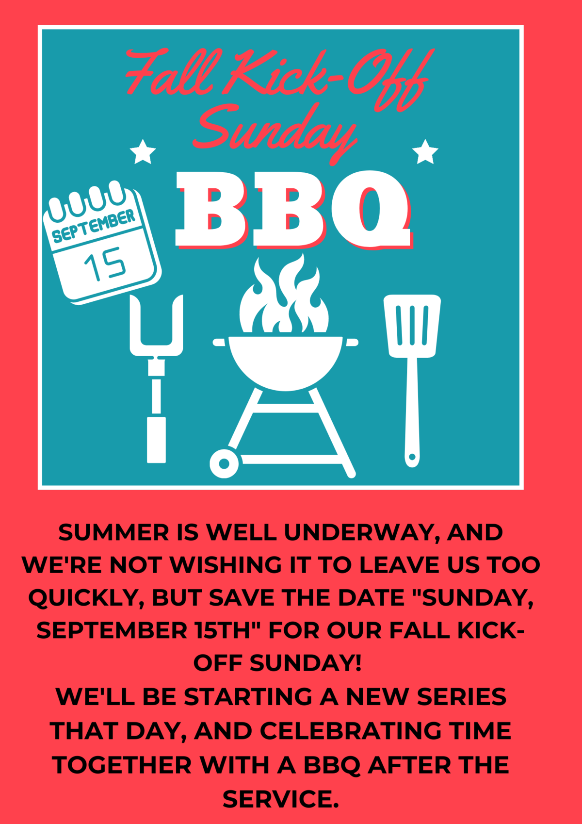 Fall Kick-off BBQ | Sheridan Park Family Church
