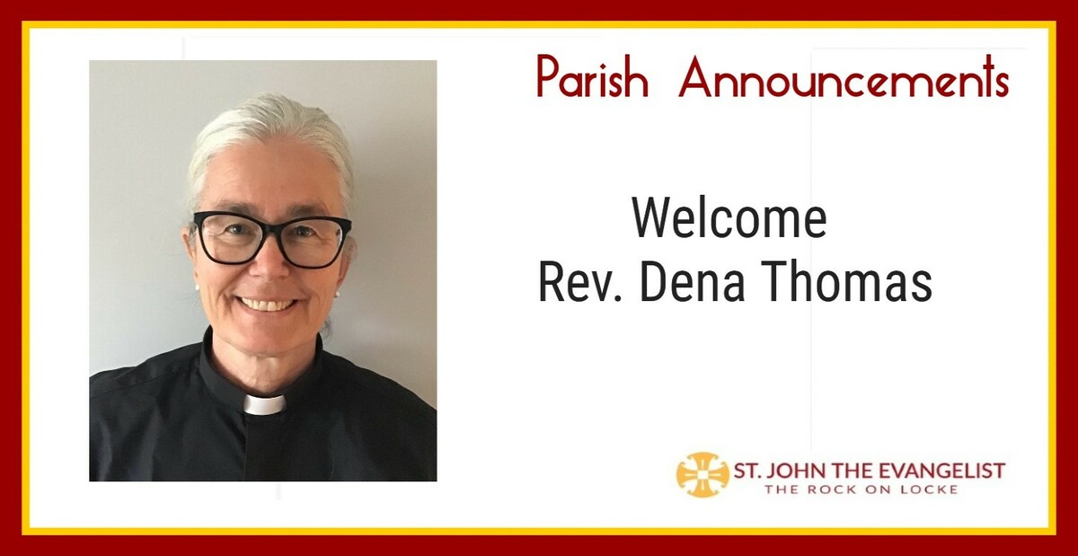 Introducing the Rev. Dena Thomas | Church of Saint John the Evangelist