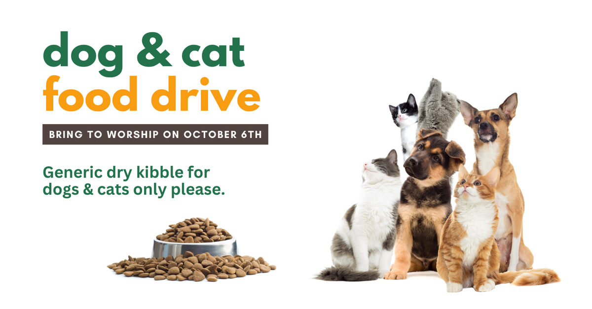 PET FOOD DRIVE | Joy Lutheran Church