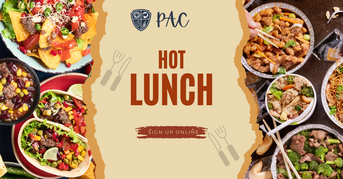 PAC Hot Lunch! | Hot Lunch Program | Phil & Jennie Gaglardi Academy
