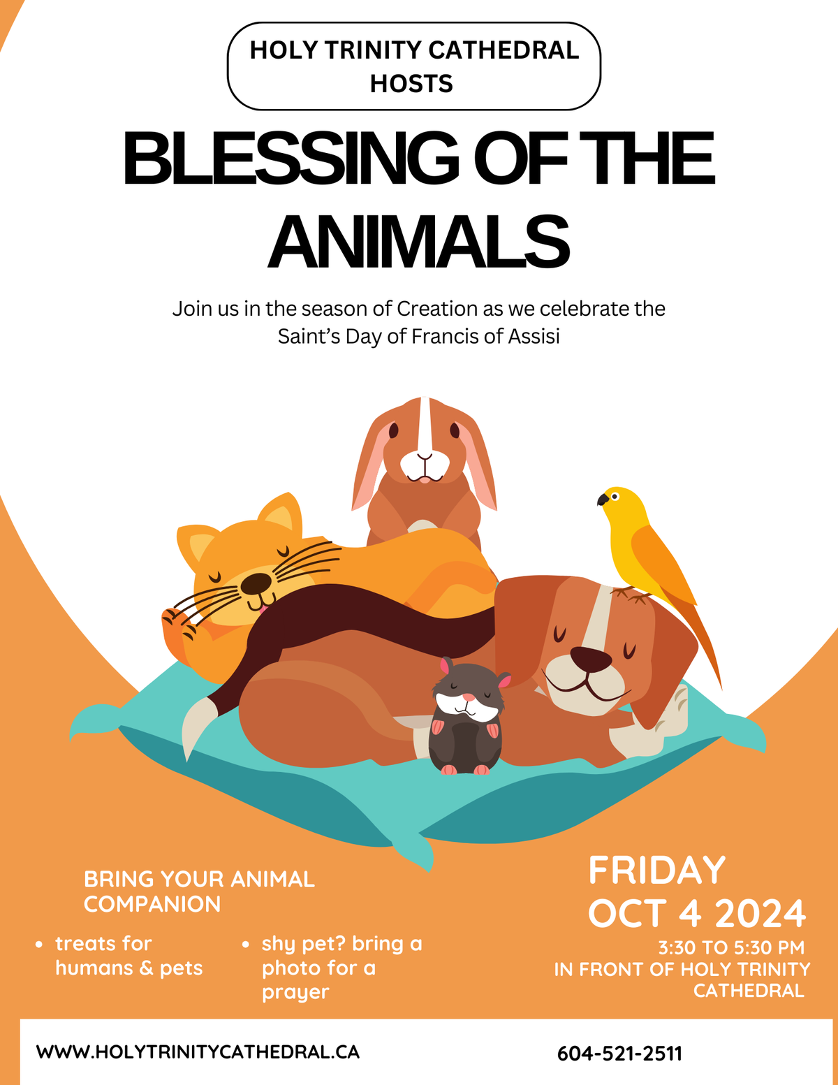 Blessing of the Animals Oct 4, 2024 | Holy Trinity Cathedral
