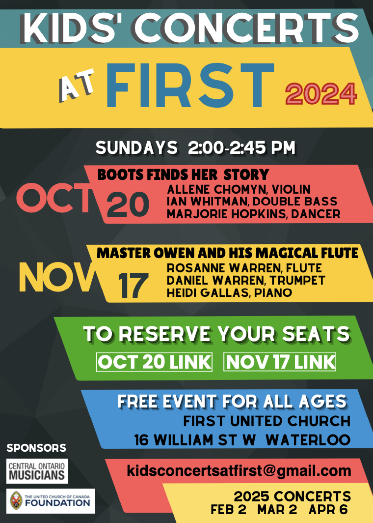 Kids’ Concerts at First | Congregation Life & Community Events | First ...