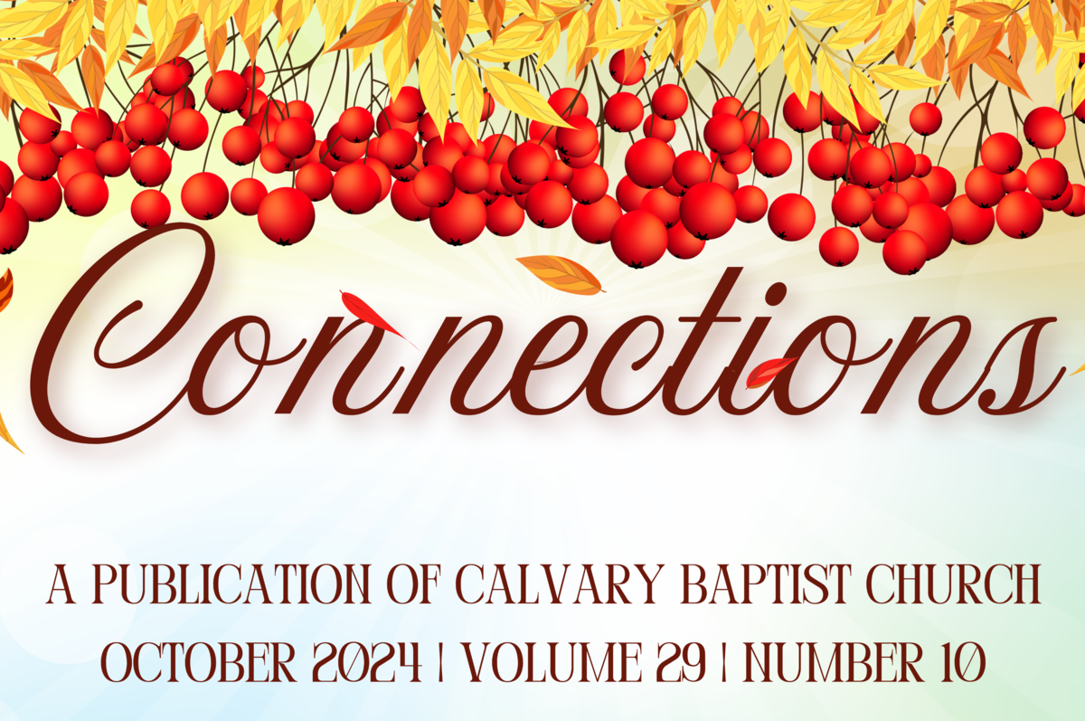 October 2024 | Calvary Baptist Church Cedar Rapids