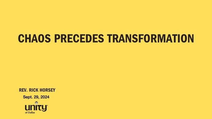 Sermons | Unity of Dallas