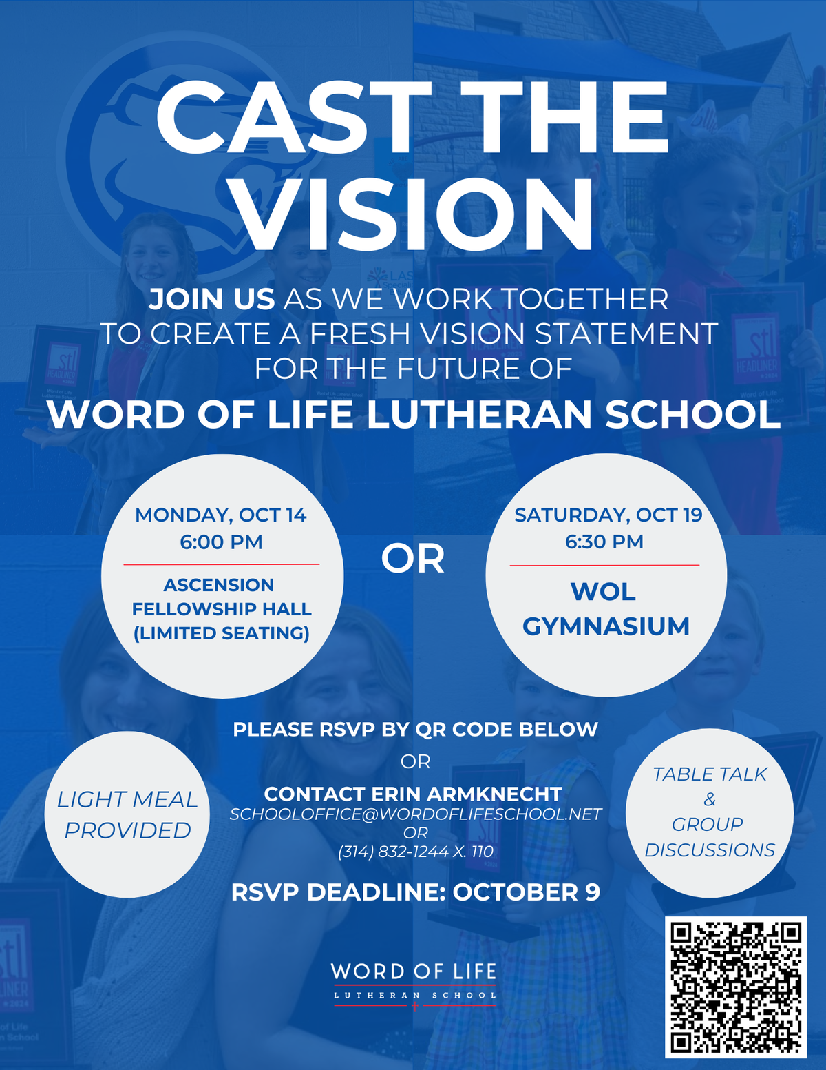Vision Events - RSVP | Word of Life Lutheran School | Timothy Lutheran ...