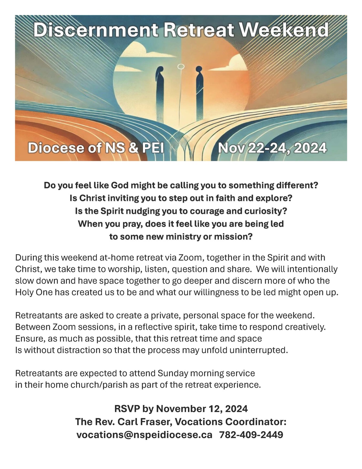 Discernment Retreat Weekend | Diocese of Nova Scotia and Prince Edward ...