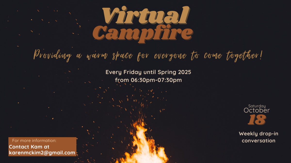 Join Our Virtual Campfire Every Friday Night! | James Bay United Church