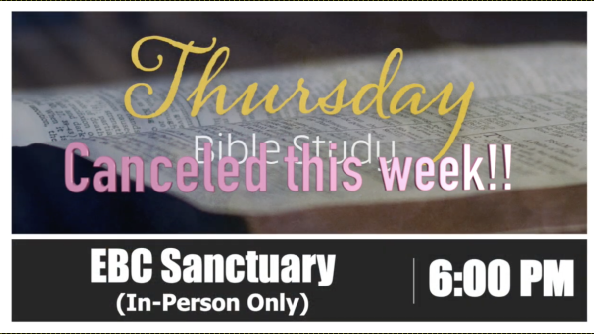 Thursday Night Bible Study - Canceled | Next Generation Ministry ...