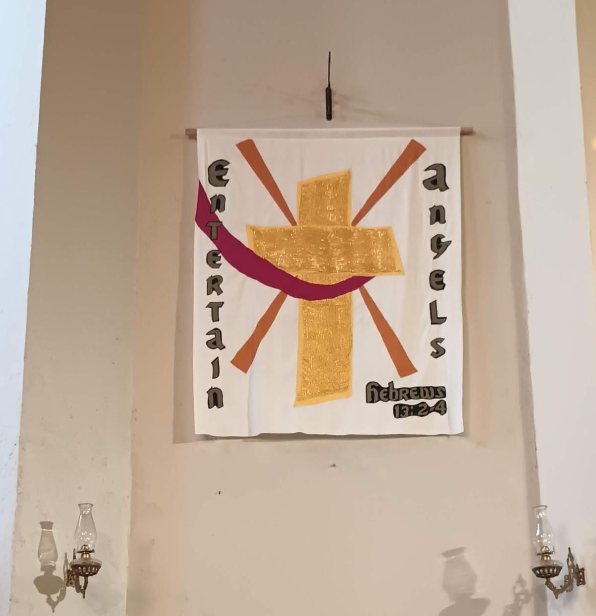 New Sanctuary Banners Reflect “Colors of Compassion” Mural | St. Paul's ...