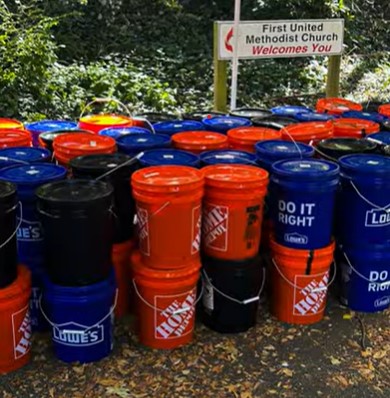 Flood Bucket Packing | MISSIONS EVENTS | Pleasant Hill UMC