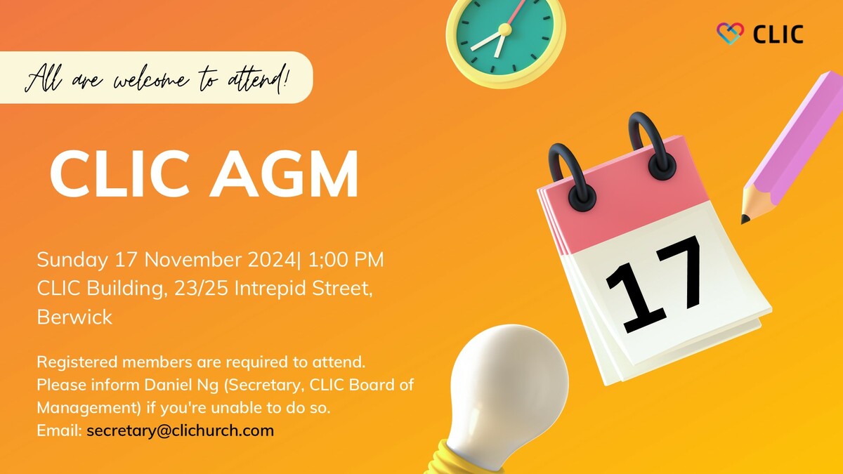 CLIC ANNUAL GENERAL MEETING (AGM) 2024 | Casey Life International ...