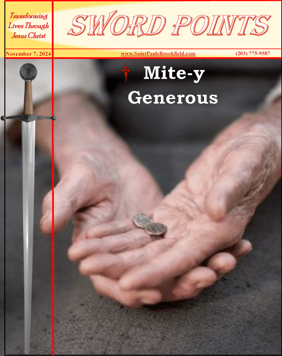 St. Paul's Sword Points for November 7, 2024 | St. Paul's Parish