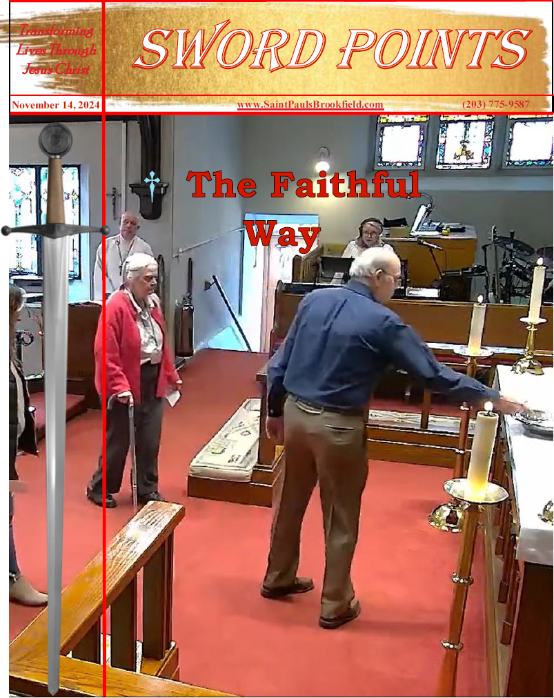 St. Paul's Sword Points for November 14, 2024 | St. Paul's Parish