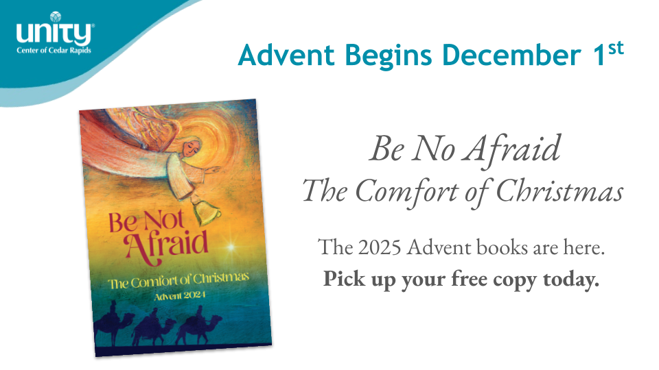 Advent Booklets Available | Unity Center of Cedar Rapids