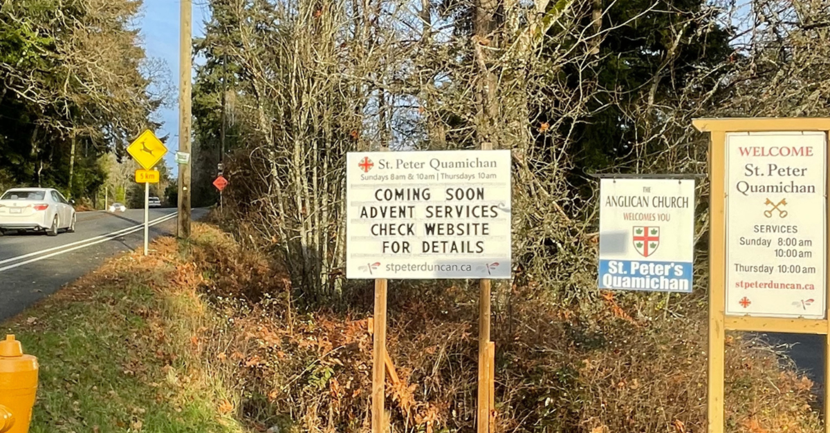 A NEW Way to Share News with the Community | Church of St. Peter Quamichan