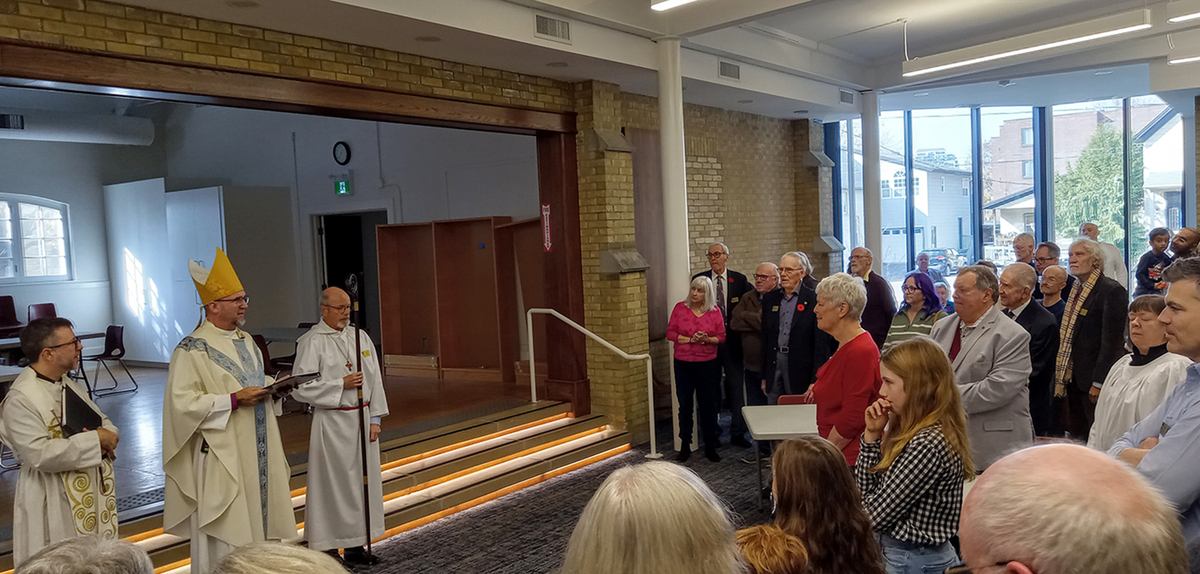 New upper hall dedicated at Church of the Holy Saviour, Waterloo ...