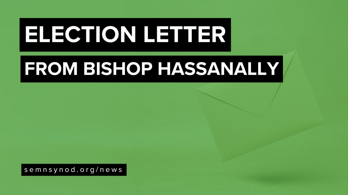Election Letter from Bishop Regina Hassanally | Southeastern Minnesota ...