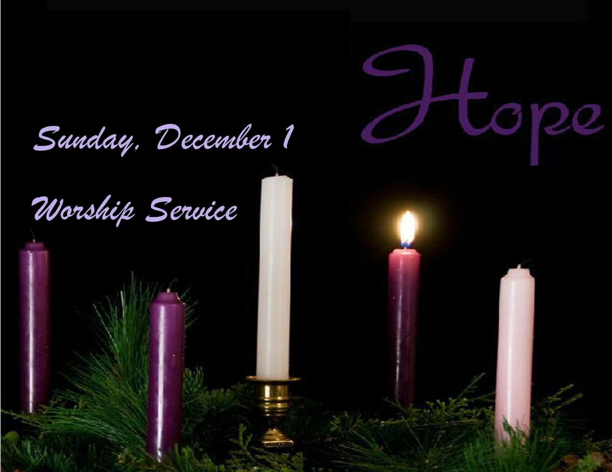 Sunday, December 1 Worship Service | Lutheran Church of our Saviour