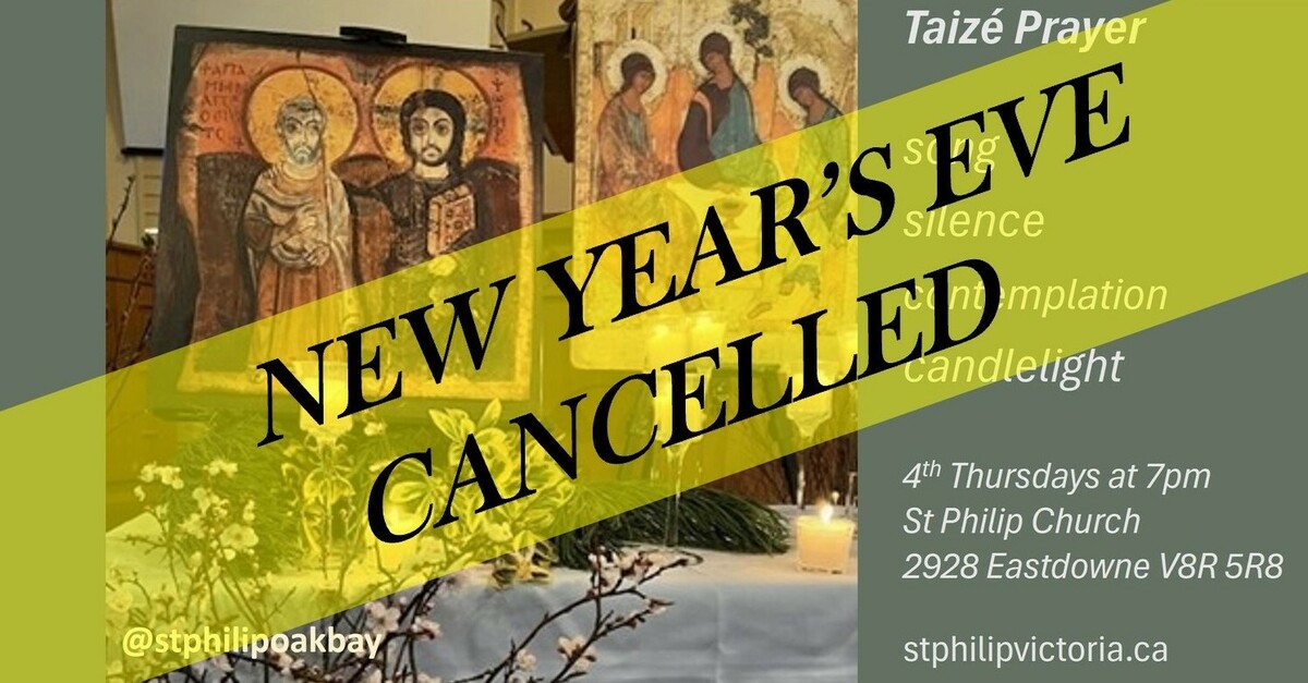 Cancelled: Taizé Prayer New Year's Eve | St. Luke Cedar Hill Anglican ...