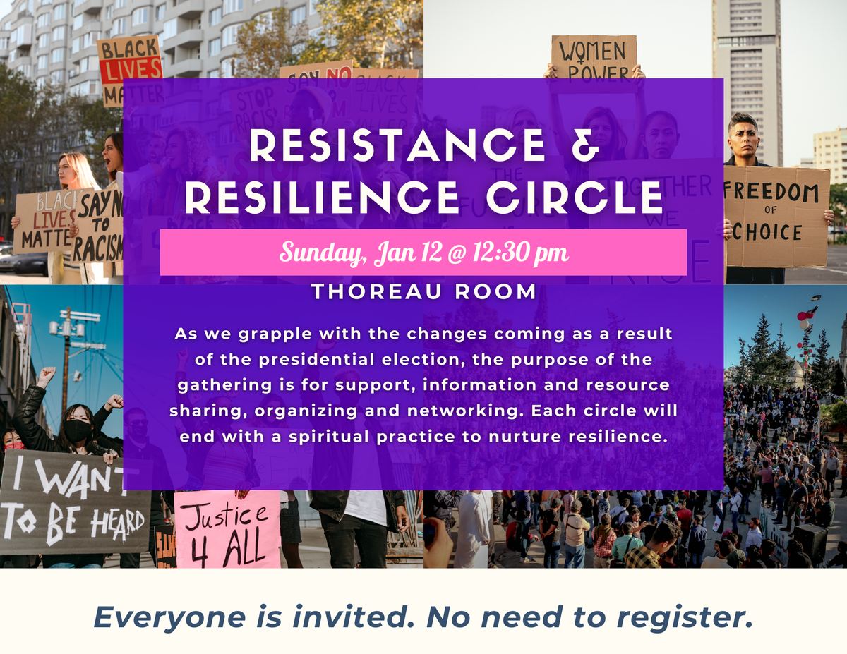 Resistance & Resilience Circle Time Change for January | First ...
