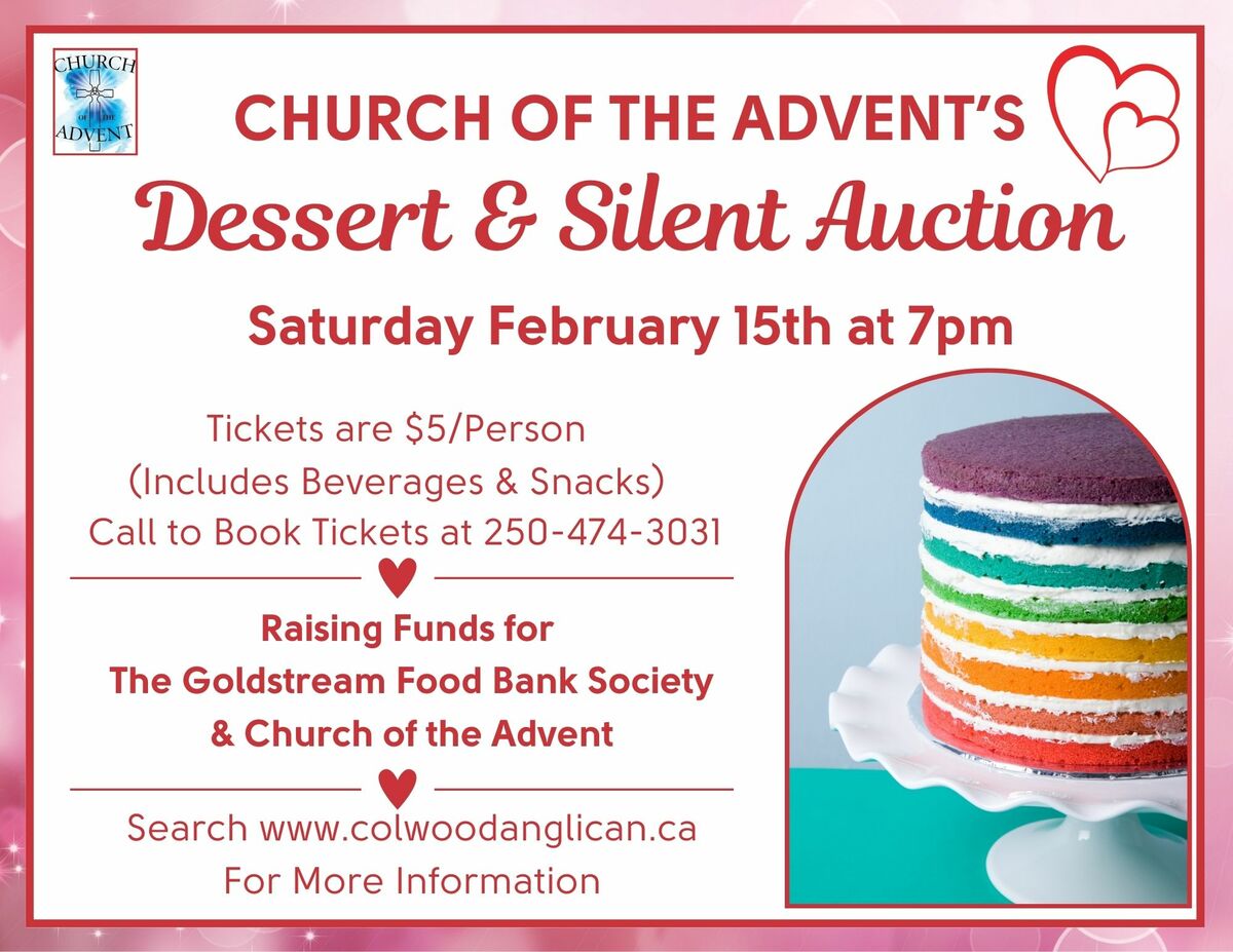 Dessert & Silent Auction Sweet fundraiser! Feb 15 @ 7 PM | Our ...
