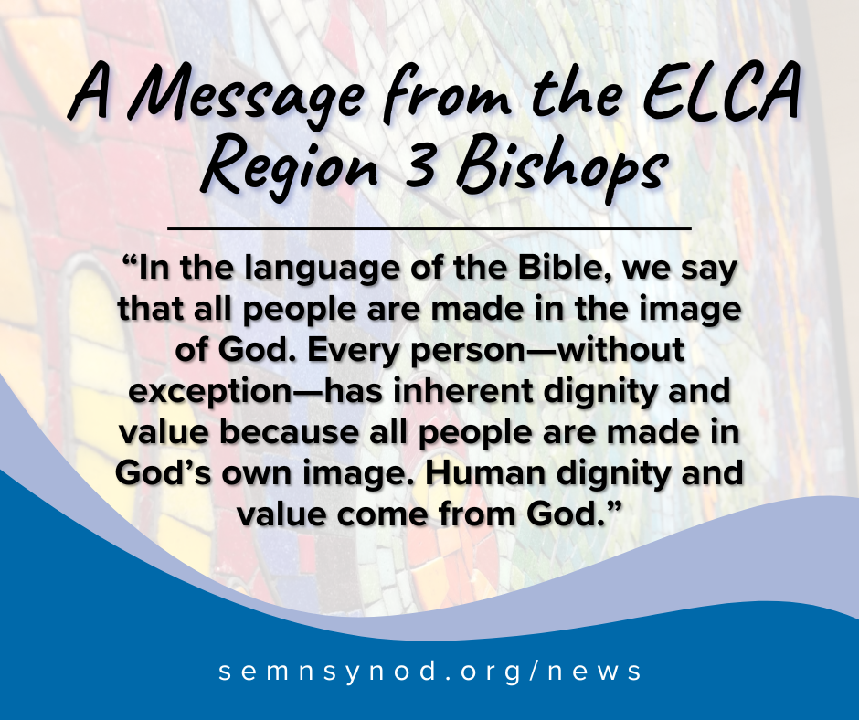 A Pastoral Message from Evangelical Lutheran Church in America Bishops ...