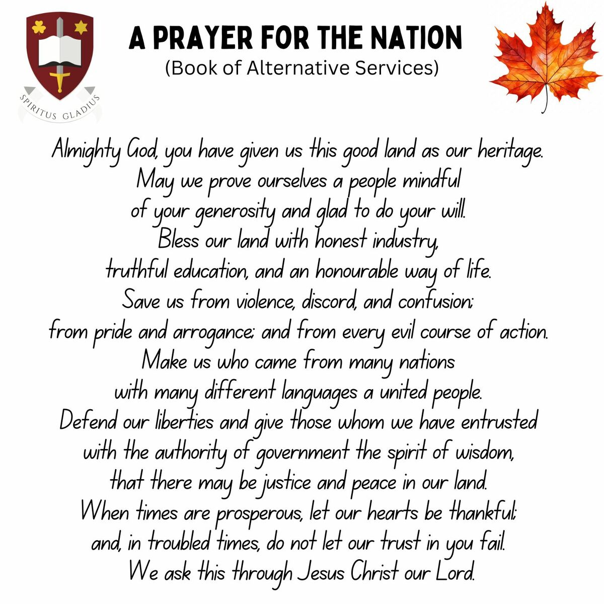 A Prayer for the Nation | St. Paul's Cathedral