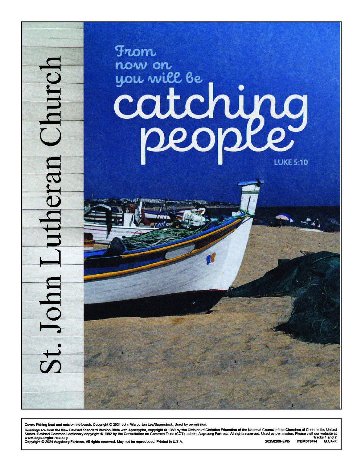 Worship Bulletin for 2/9/2025 | St. John's Evangelical Lutheran Church