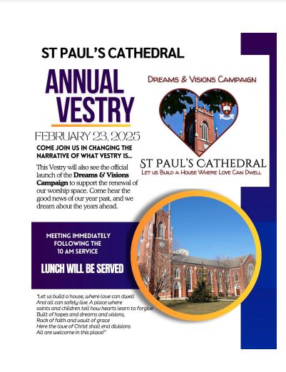 2024 Vestry Book | St. Paul's Cathedral
