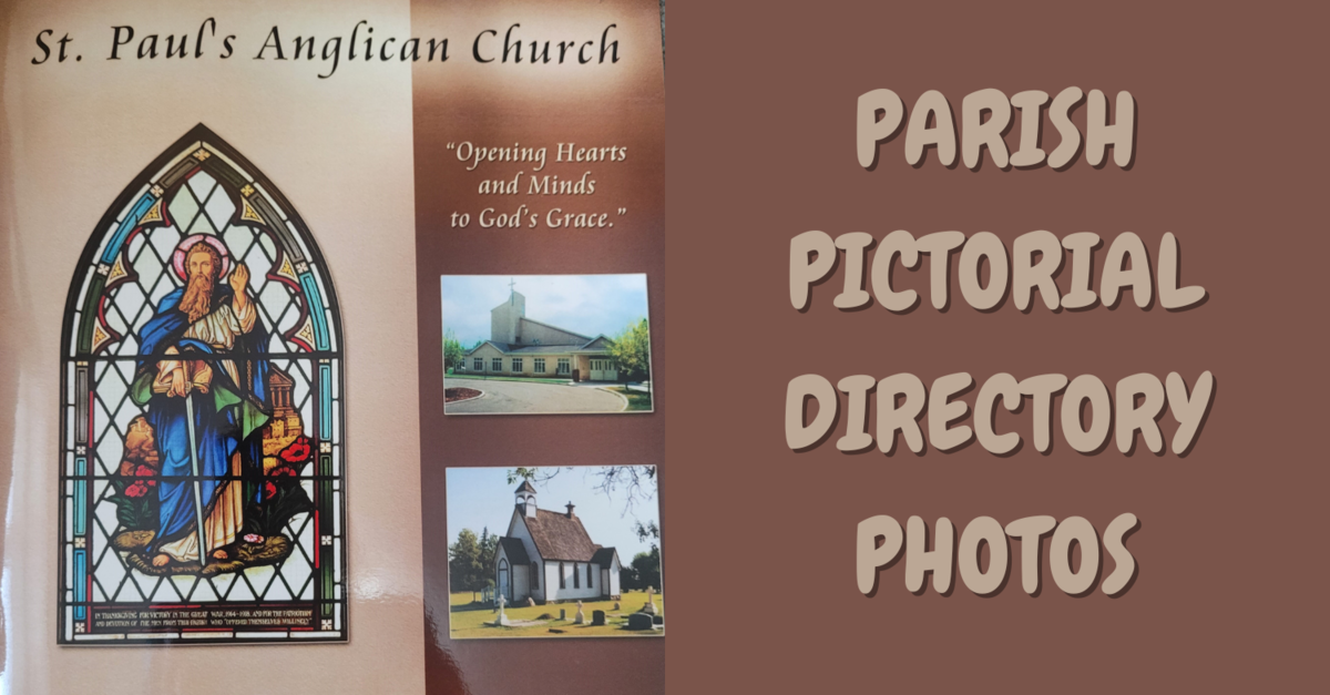 Pictorial Directory Photos | Communications | St. Paul's Anglican Church