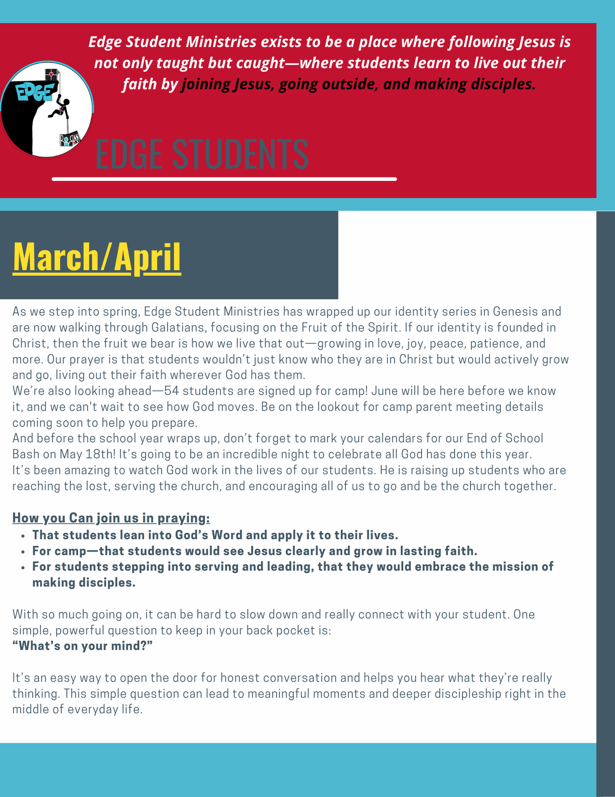 EDGE Students | Edge Students | Christ Community Church