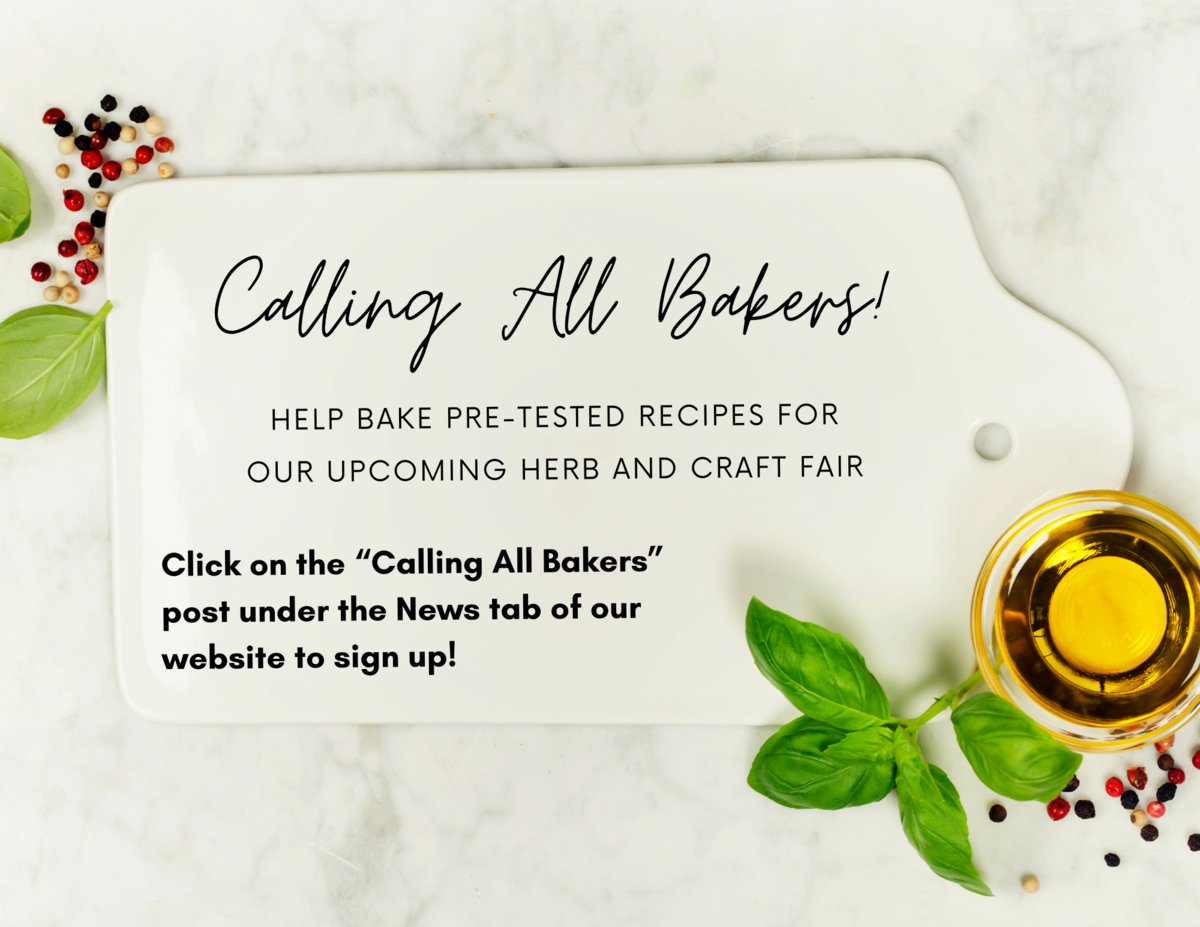 Calling All Bakers! | Herb & Craft Fair | First Unitarian Universalist ...