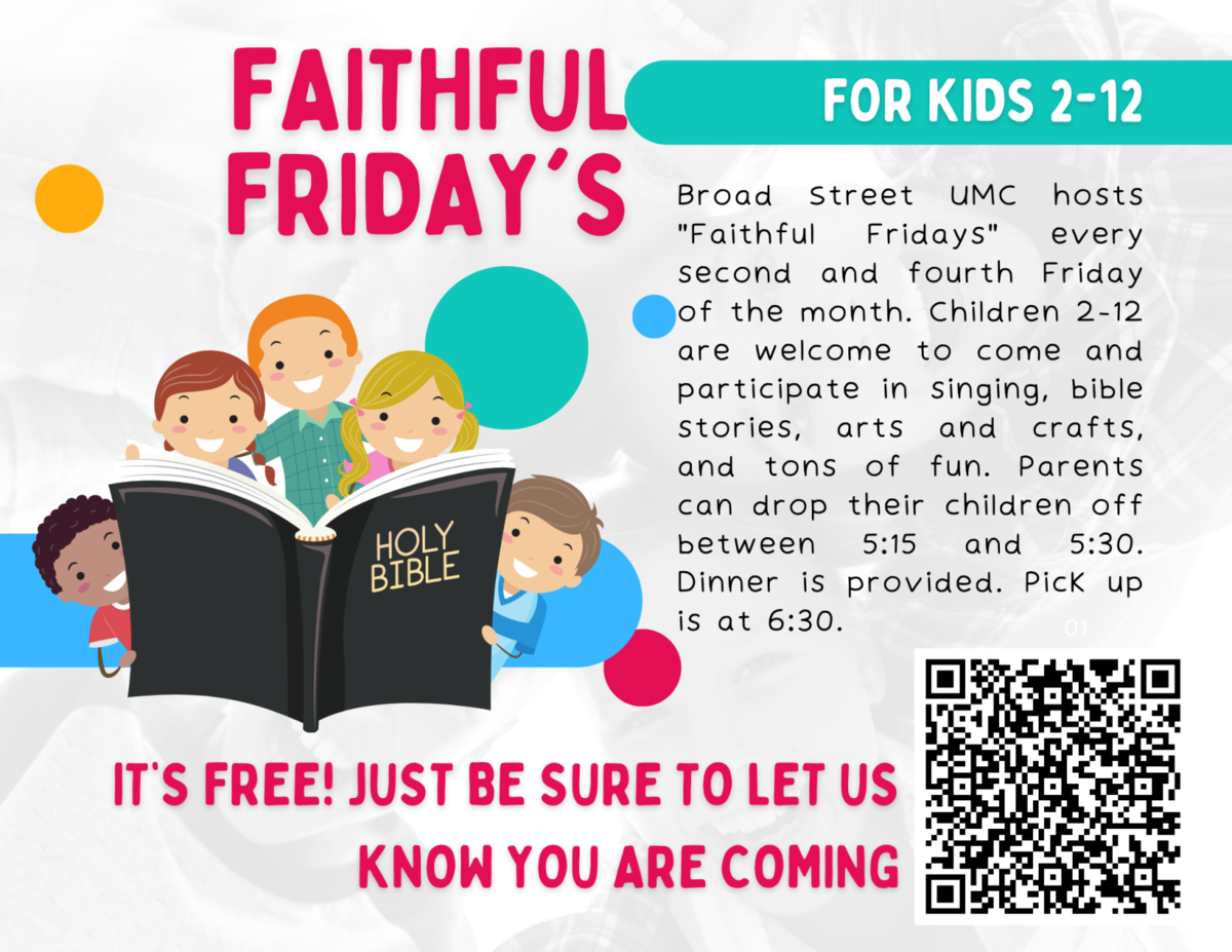 Faithful Friday | Children & Youth Ministries | Broad Street United ...